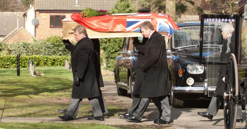 Carrying the Coffin - Bennetts Funeral directors guide.